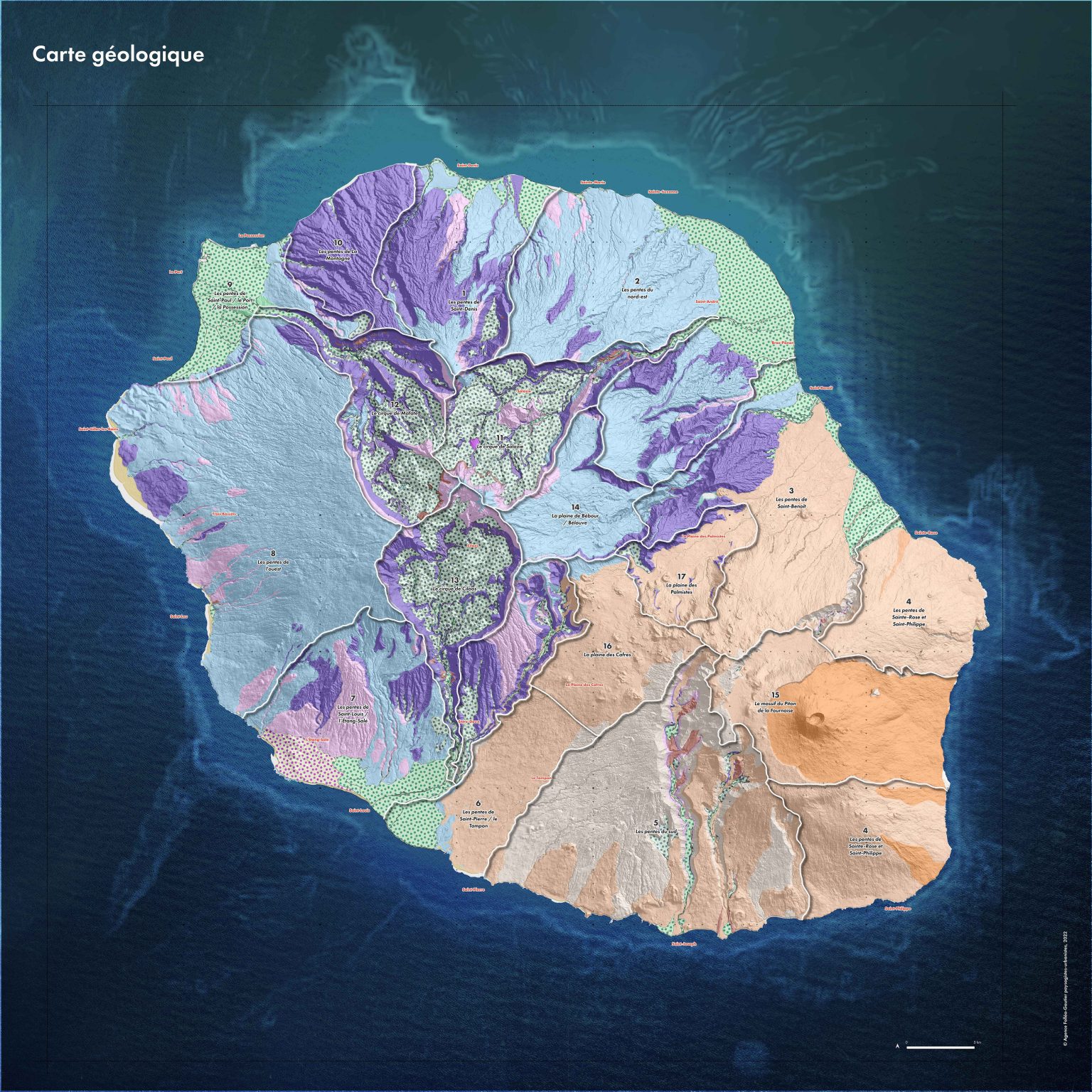 Les paysages et la géologie